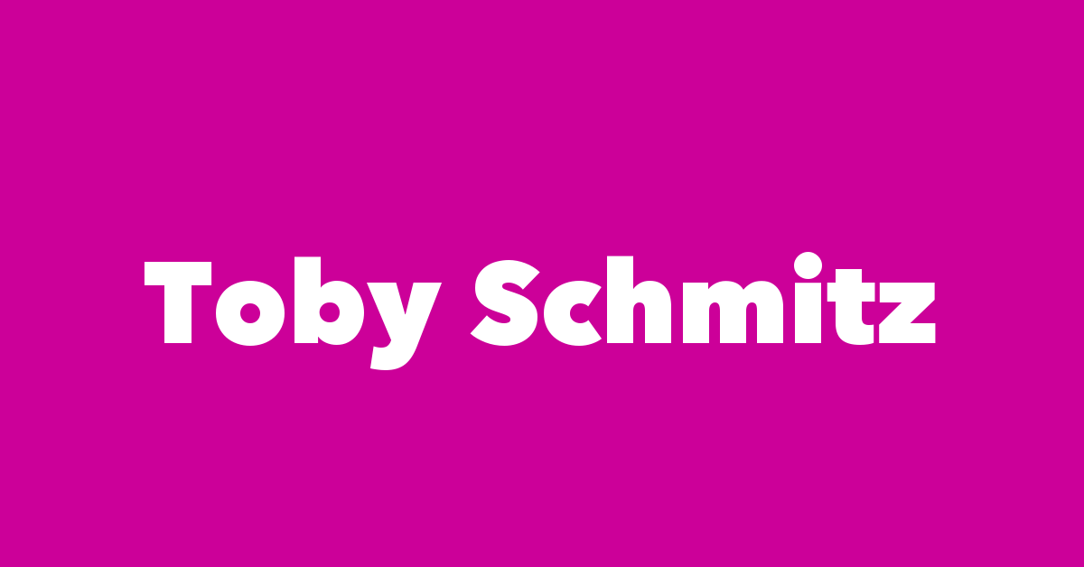 Toby Schmitz - Spouse, Children, Birthday & More