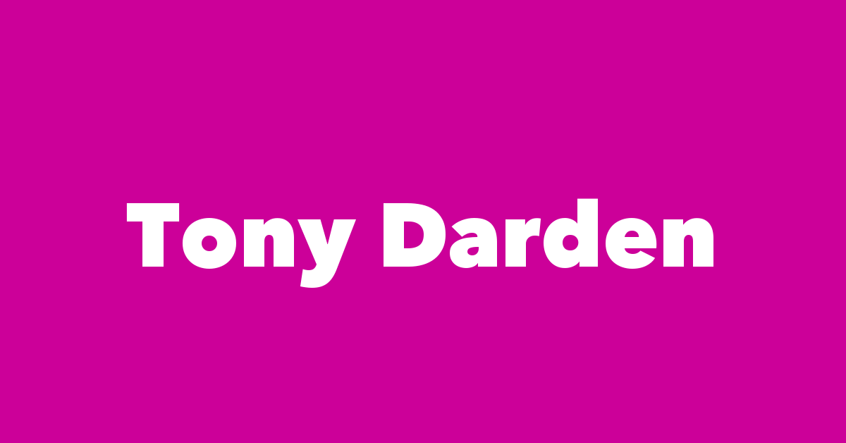 Tony Darden - Spouse, Children, Birthday & More