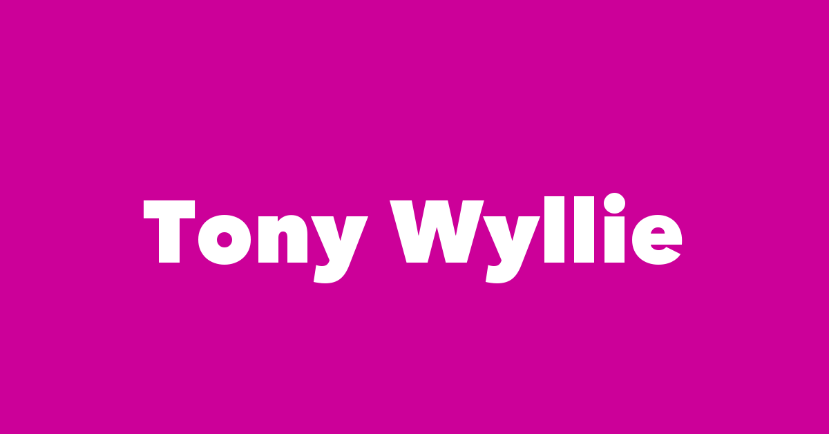 Tony Wyllie - Spouse, Children, Birthday & More