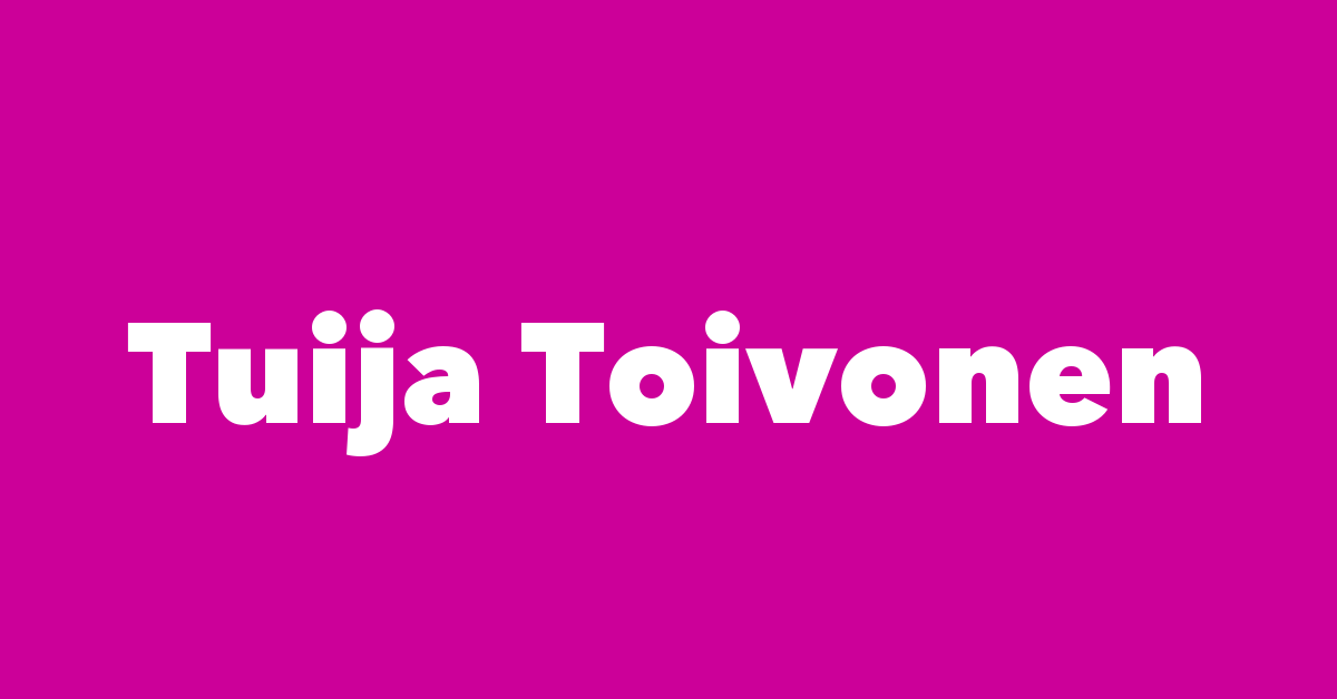 Tuija Toivonen - Spouse, Children, Birthday & More