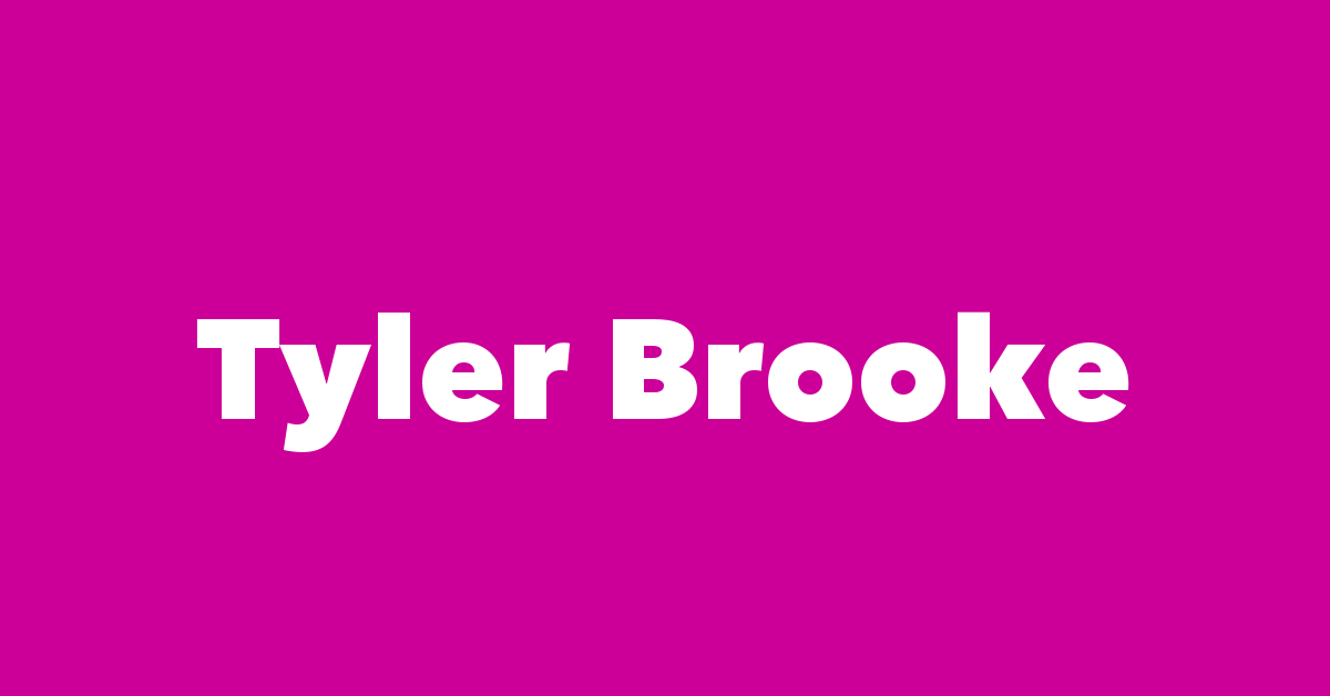 Tyler Brooke - Spouse, Children, Birthday & More