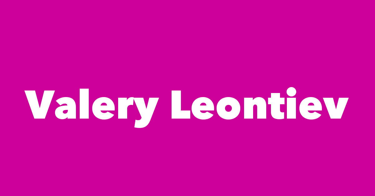 Valery Leontiev - Spouse, Children, Birthday & More