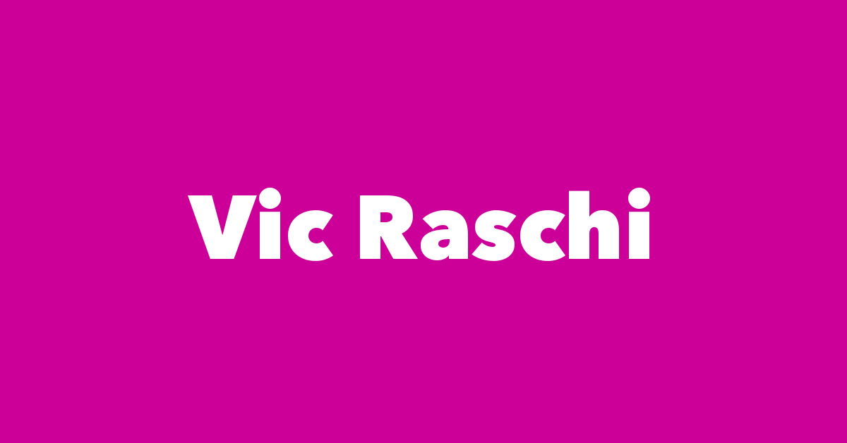 Vic Raschi - Spouse, Children, Birthday & More
