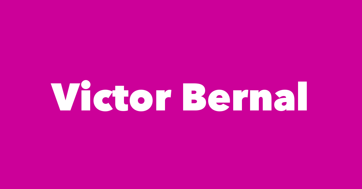 Victor Bernal - Spouse, Children, Birthday & More