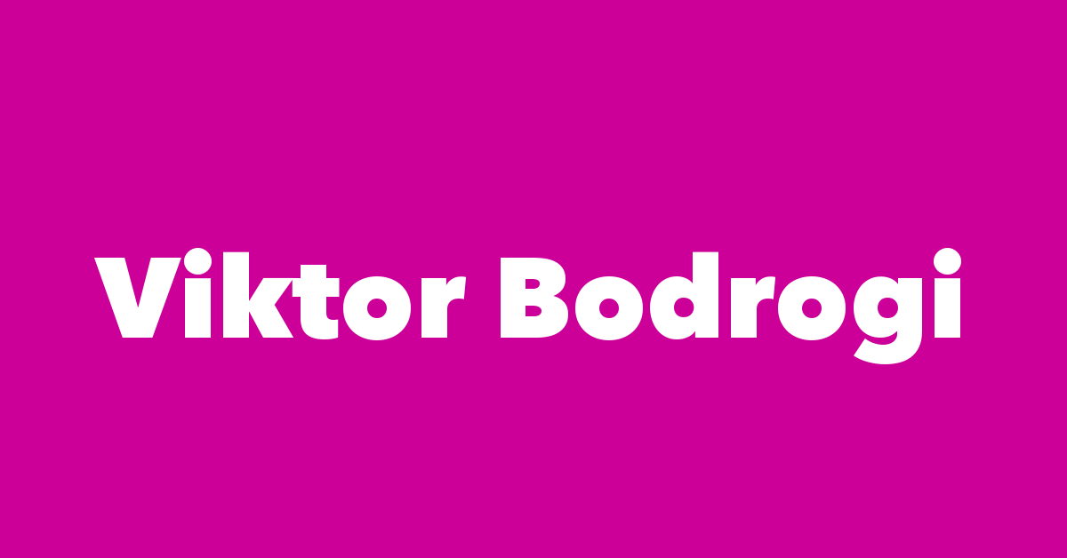 Viktor Bodrogi - Spouse, Children, Birthday & More