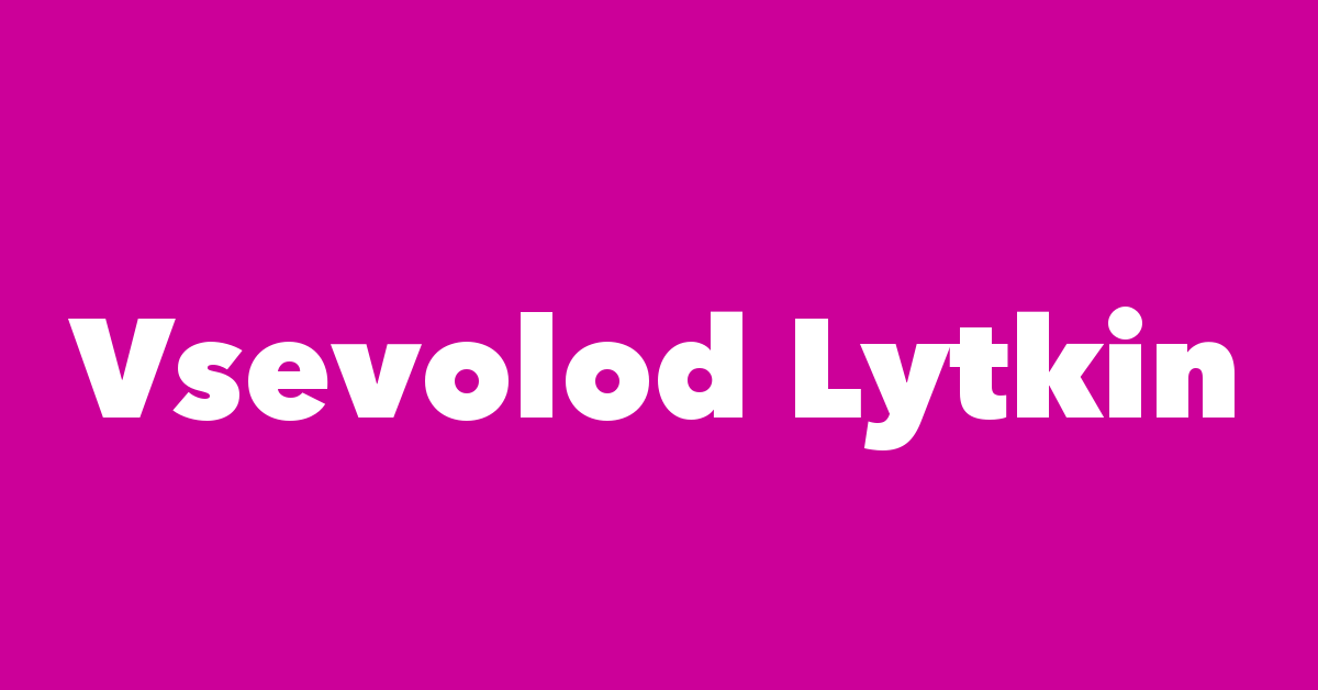 Vsevolod Lytkin - Spouse, Children, Birthday & More