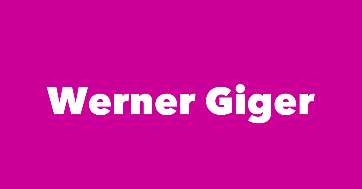 Werner Giger - Spouse, Children, Birthday & More