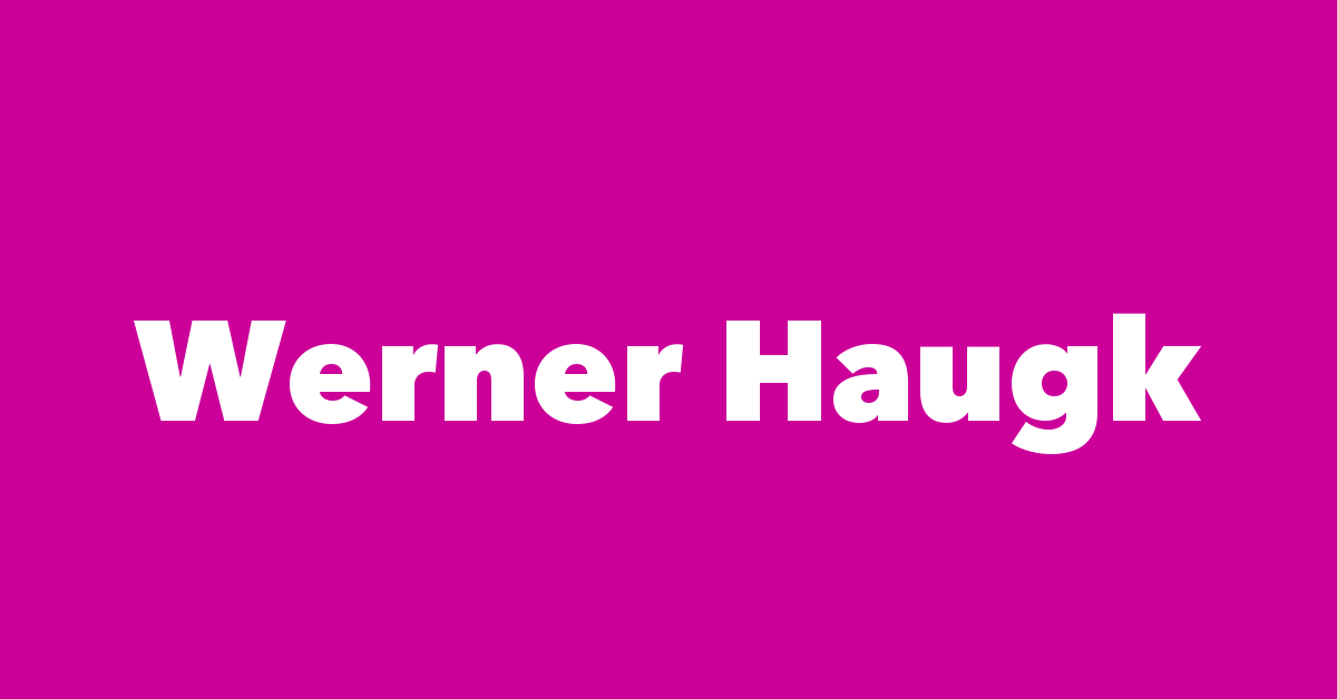 Werner Haugk - Spouse, Children, Birthday & More