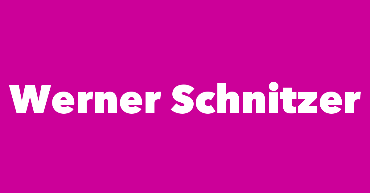 Werner Schnitzer - Spouse, Children, Birthday & More