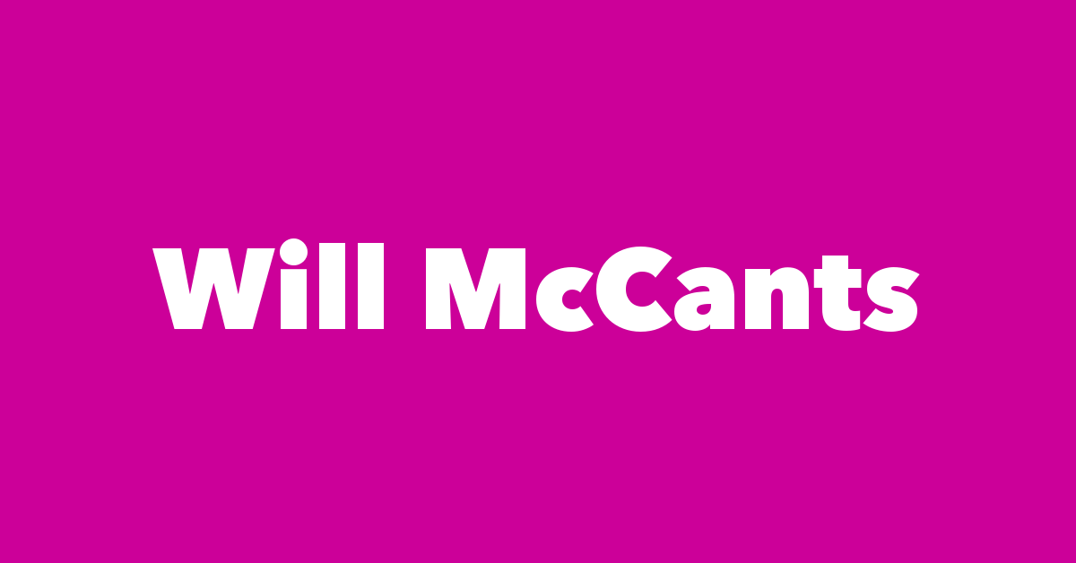 Will McCants - Spouse, Children, Birthday & More