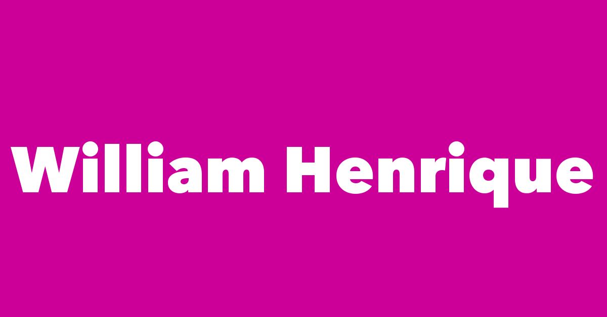William Henrique - Spouse, Children, Birthday & More