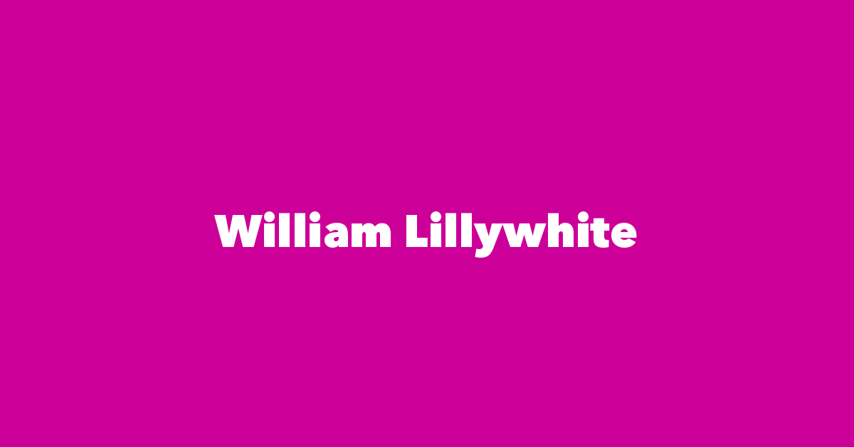 William Lillywhite - Spouse, Children, Birthday & More