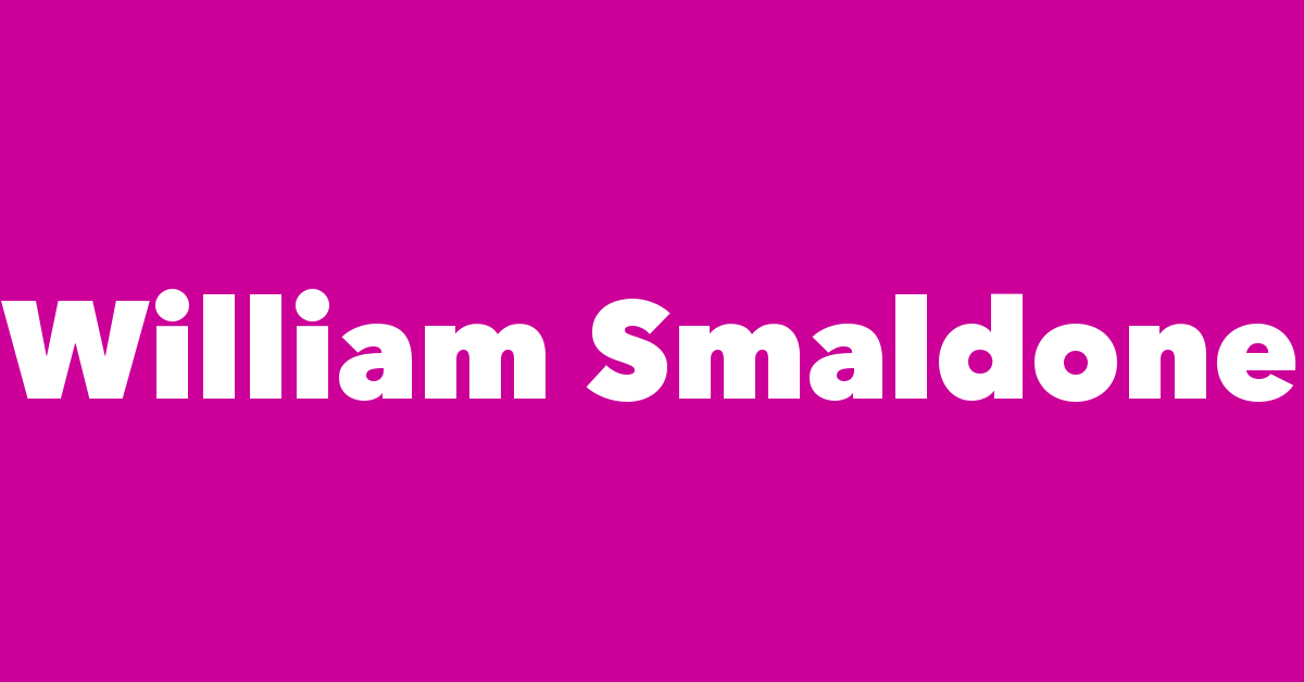 William Smaldone - Spouse, Children, Birthday & More