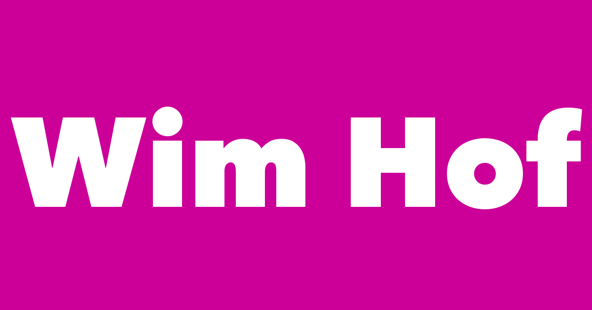 Wim Hof - Spouse, Children, Birthday & More
