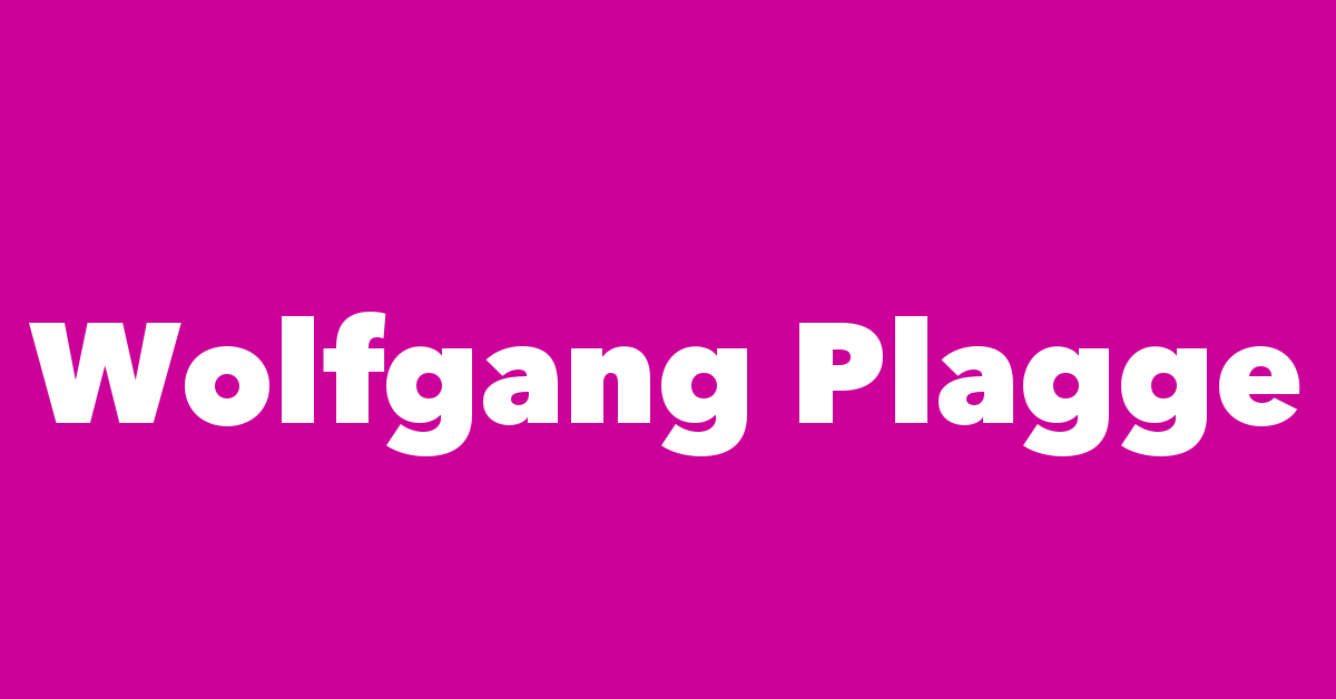 Wolfgang Plagge - Spouse, Children, Birthday & More