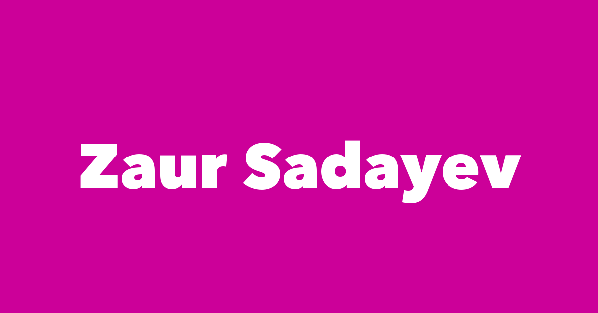 Zaur Sadayev - Spouse, Children, Birthday & More
