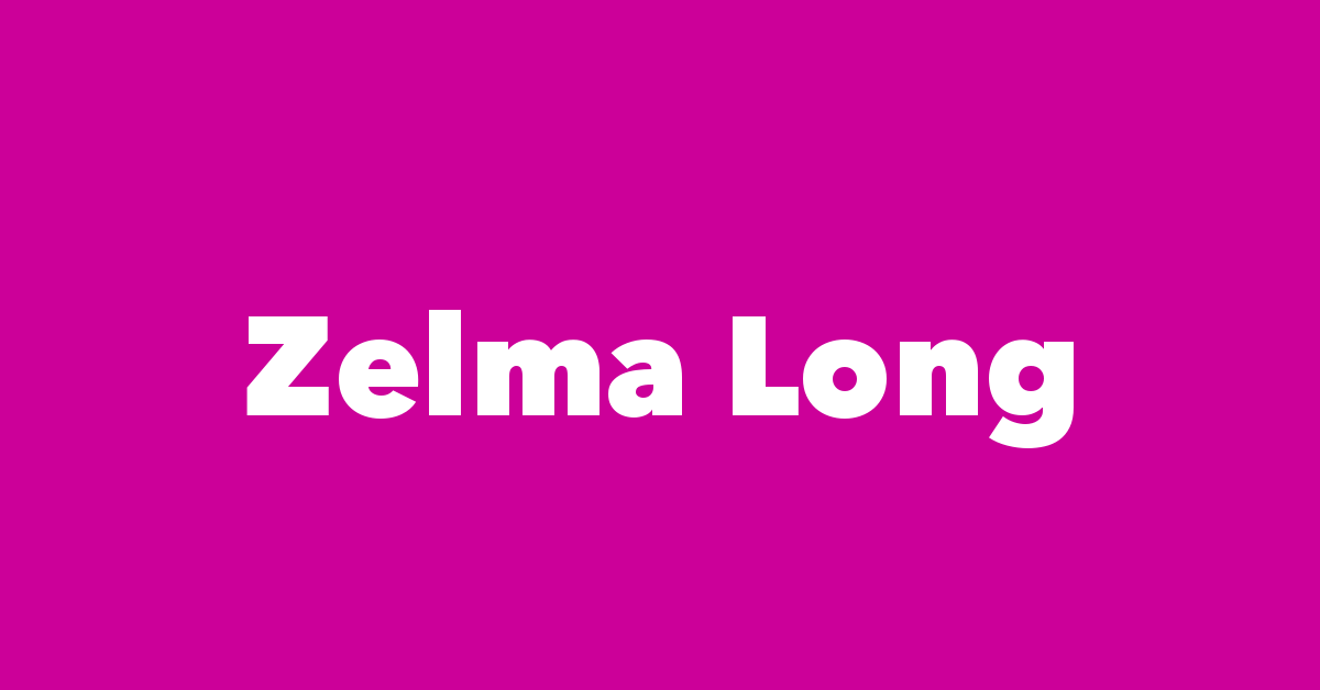 Zelma Long - Spouse, Children, Birthday & More